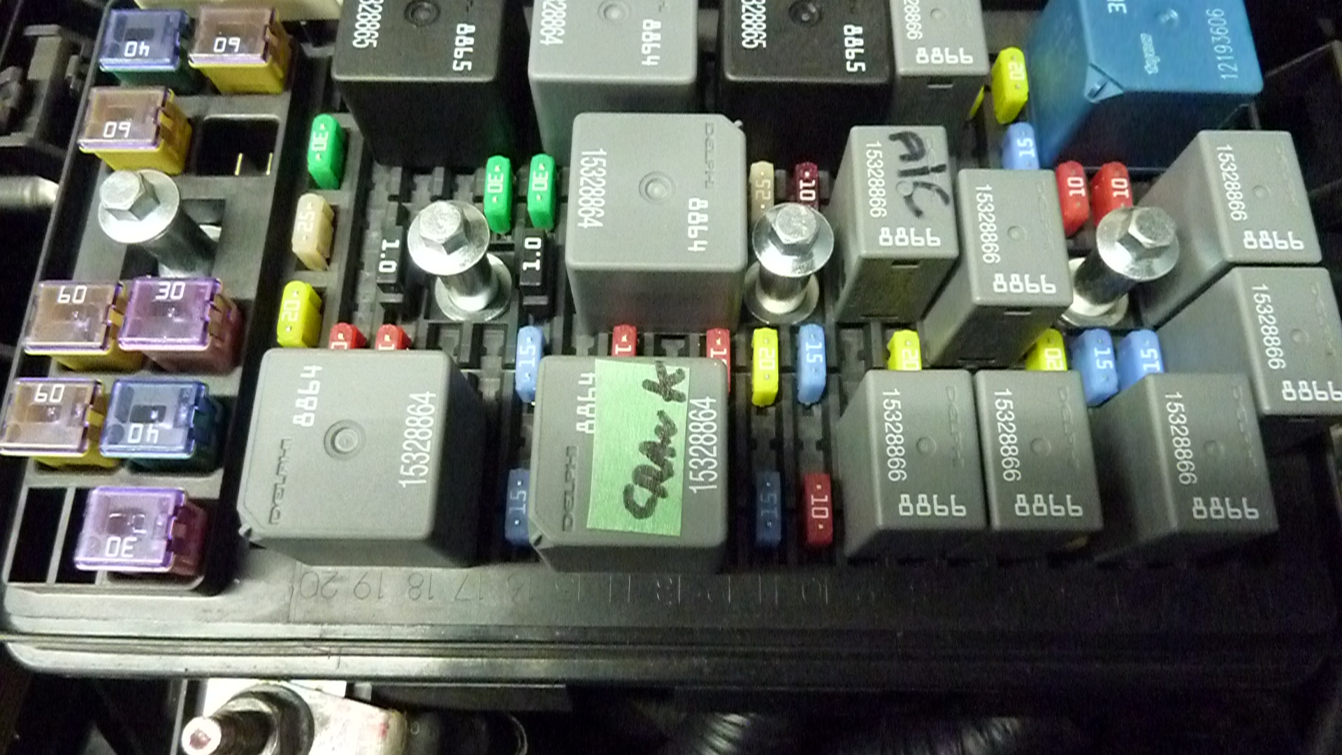 Position of Under Hood Crank Mini Relay - CorvetteForum - Chevrolet ...